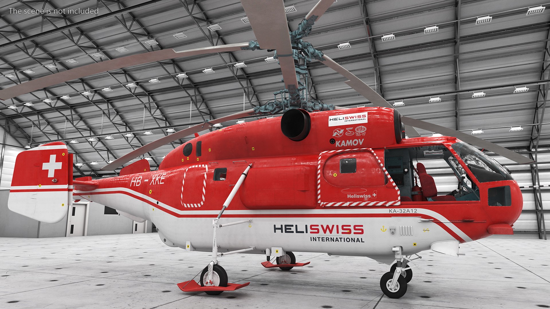 Kamov KA-32 Firefighting Helicopter Rigged 3D model - TurboSquid 1771868