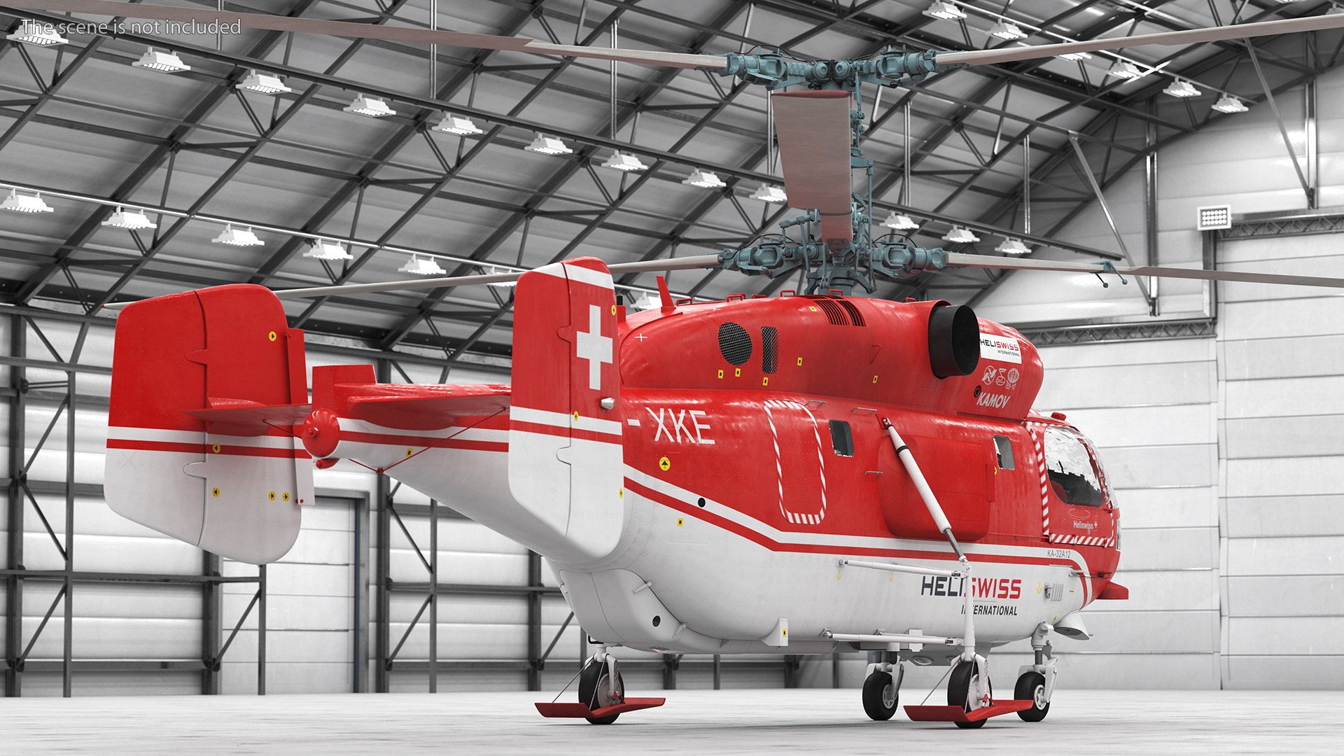 Kamov KA-32 Firefighting Helicopter Rigged 3D model - TurboSquid 1771868