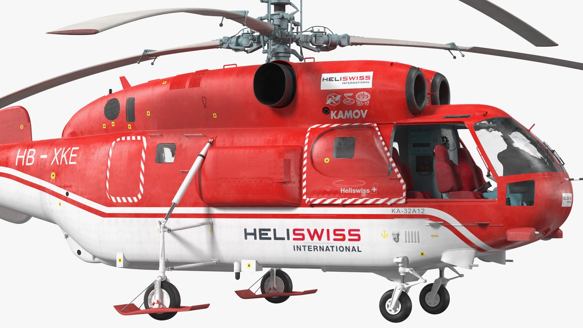 Kamov KA-32 Firefighting Helicopter Rigged 3D model - TurboSquid 1771868