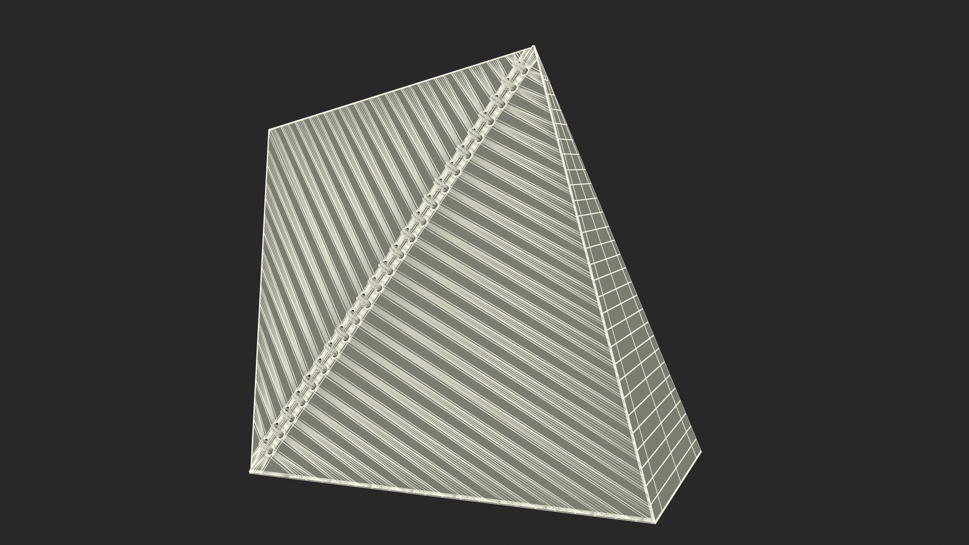 3D Pyramid Table Spiral Calendar Mockup model - TurboSquid 2054587