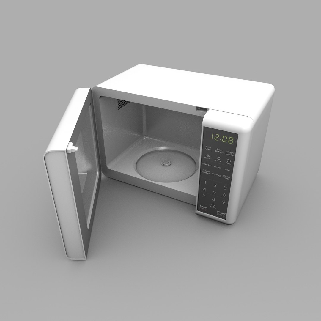 Microwave 3D Model - TurboSquid 1588489