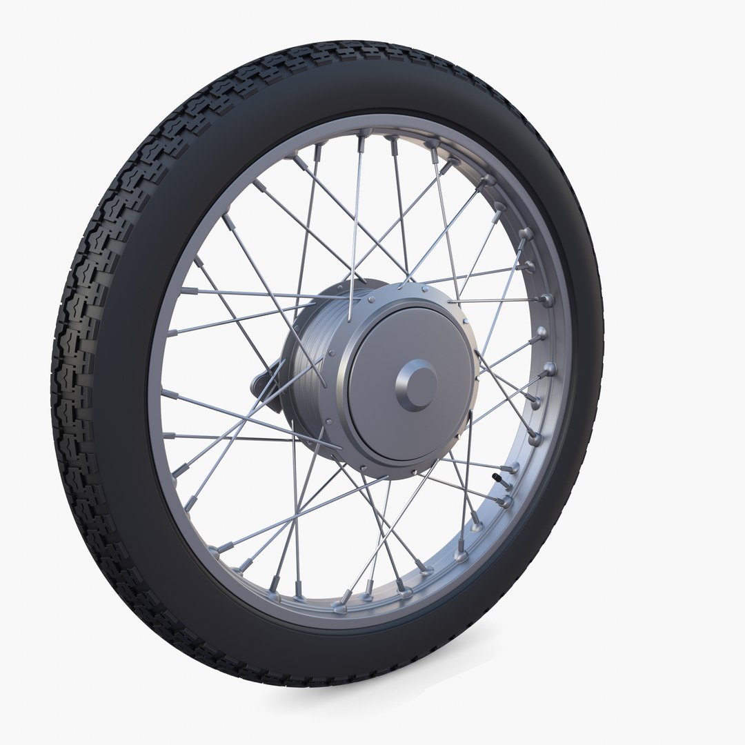 3D Moped Wheel Model - TurboSquid 1839923
