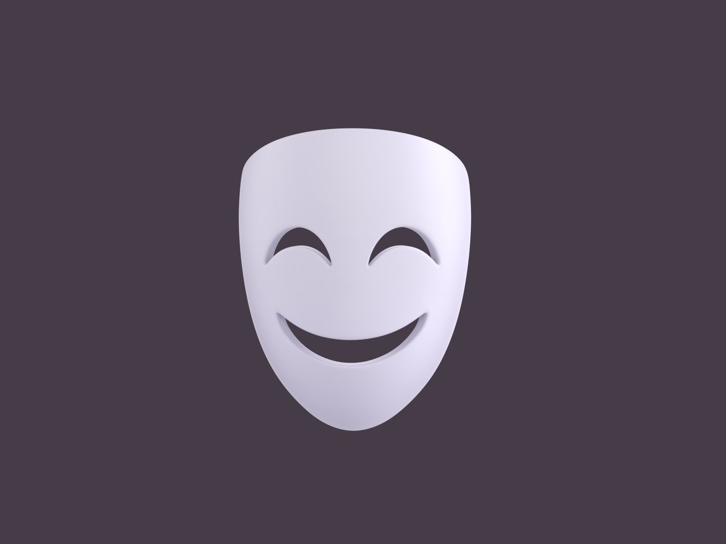 3D Smile Mask - TurboSquid 2329751