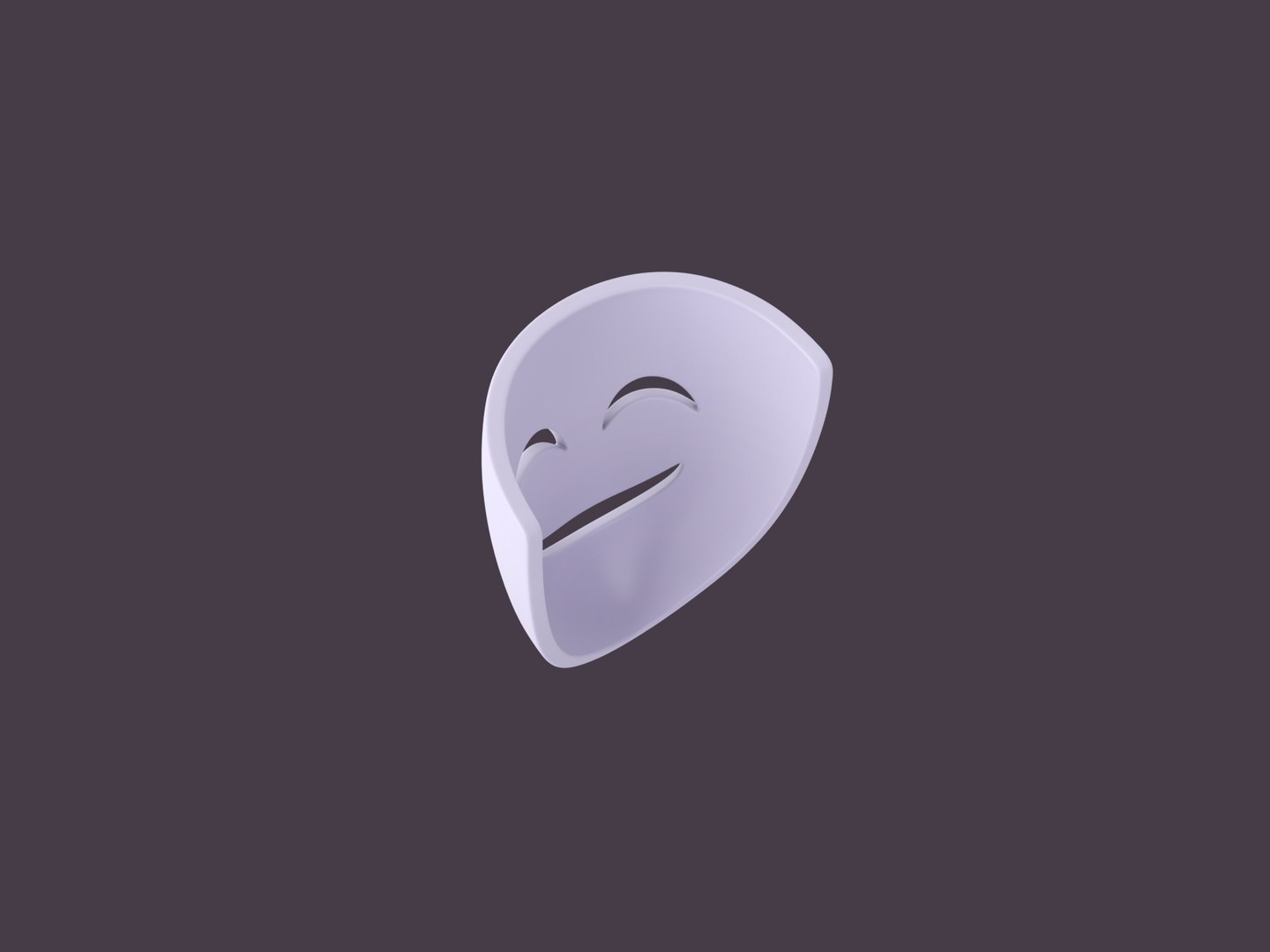 3D Smile Mask - TurboSquid 2329751