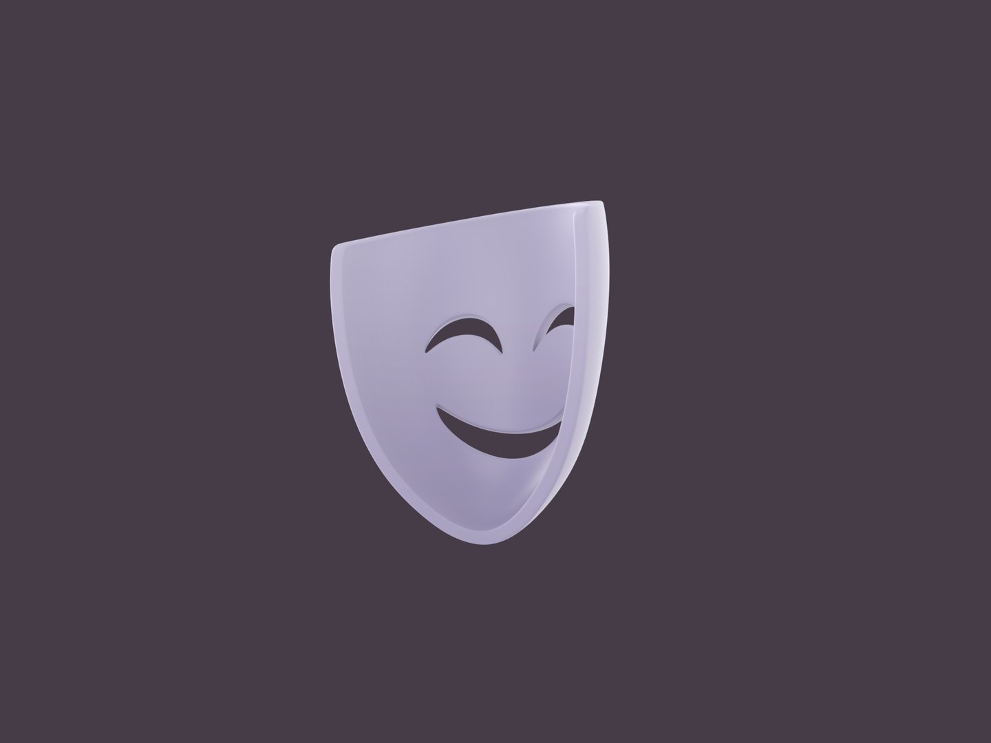 3D Smile Mask - TurboSquid 2329751