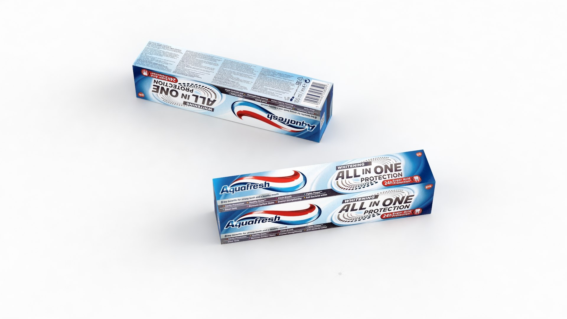 3D Aquafresh Whitening All in One ProtectionToothpaste Box 100ml 2021 ...