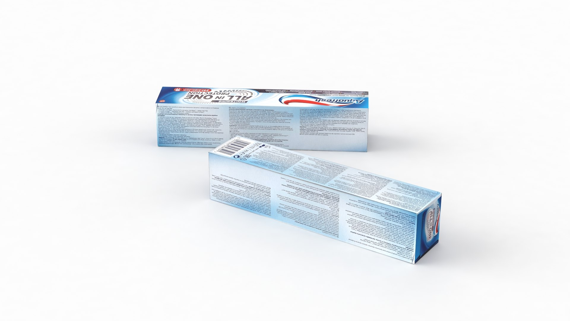 3D Aquafresh Whitening All in One ProtectionToothpaste Box 100ml 2021 ...