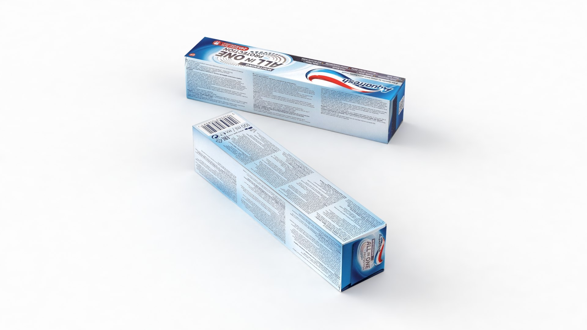 3D Aquafresh Whitening All in One ProtectionToothpaste Box 100ml 2021 ...
