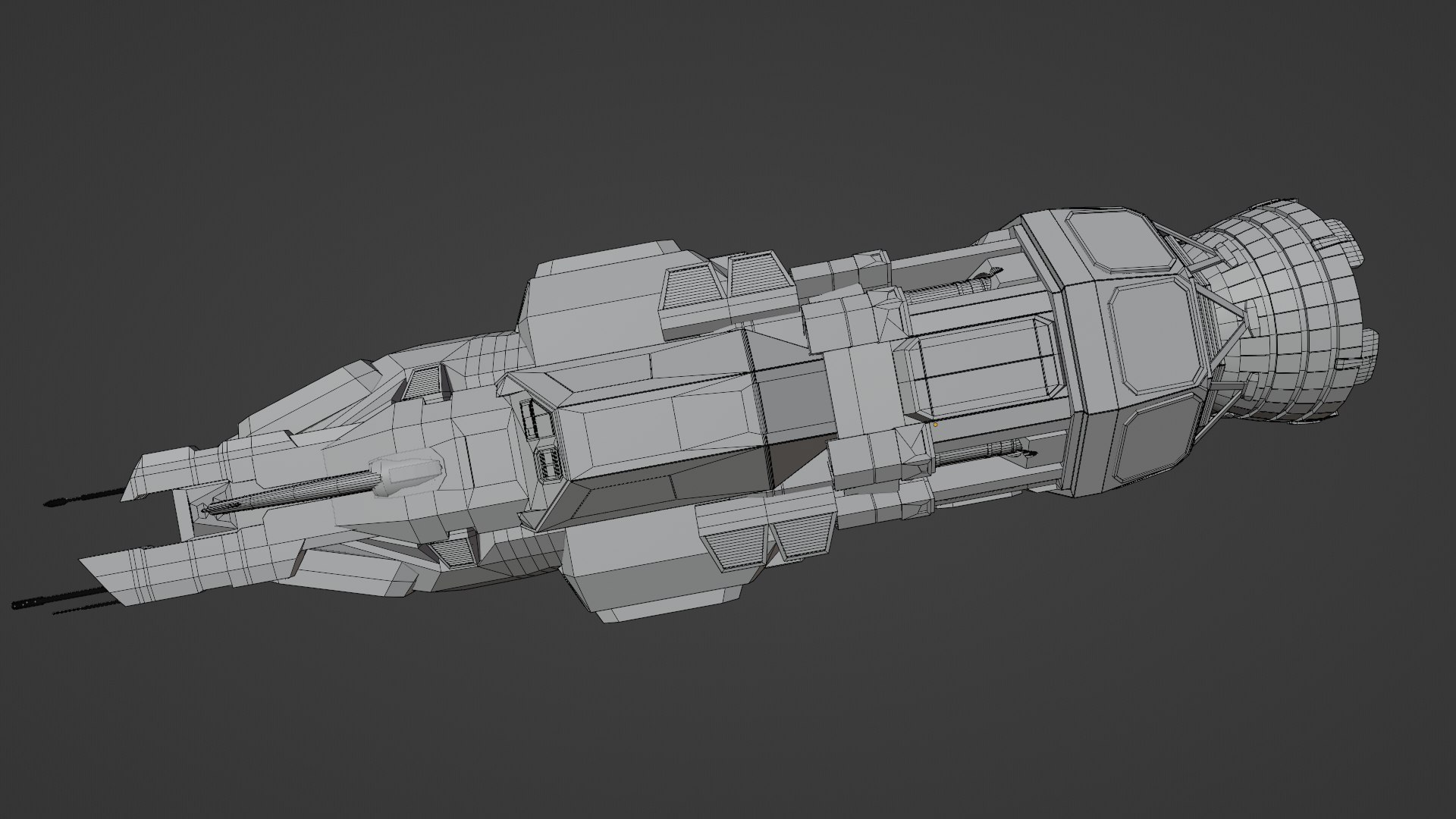 3D The Expance Rocinante 3D Print Model - TurboSquid 1994986