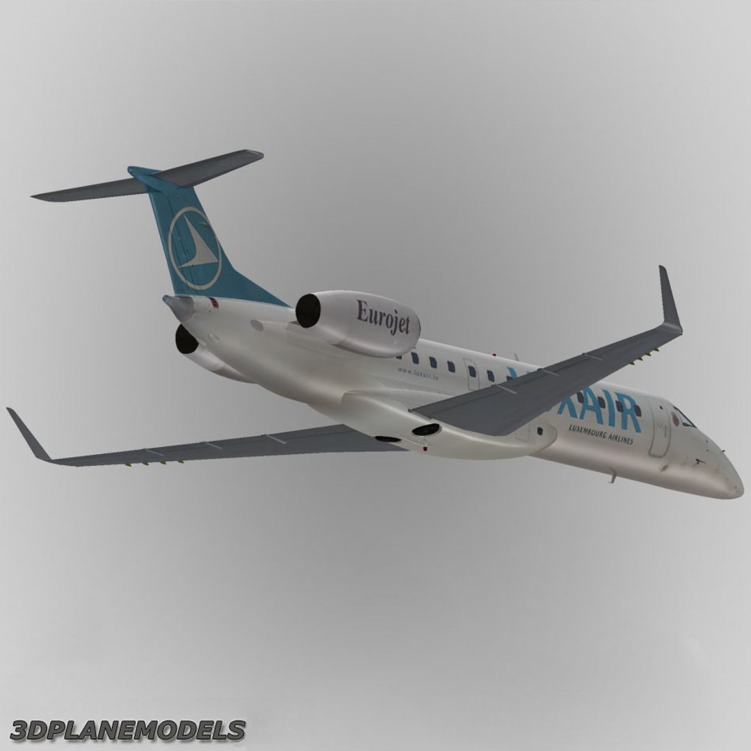 Embraer Erj-135 Air 3d Model