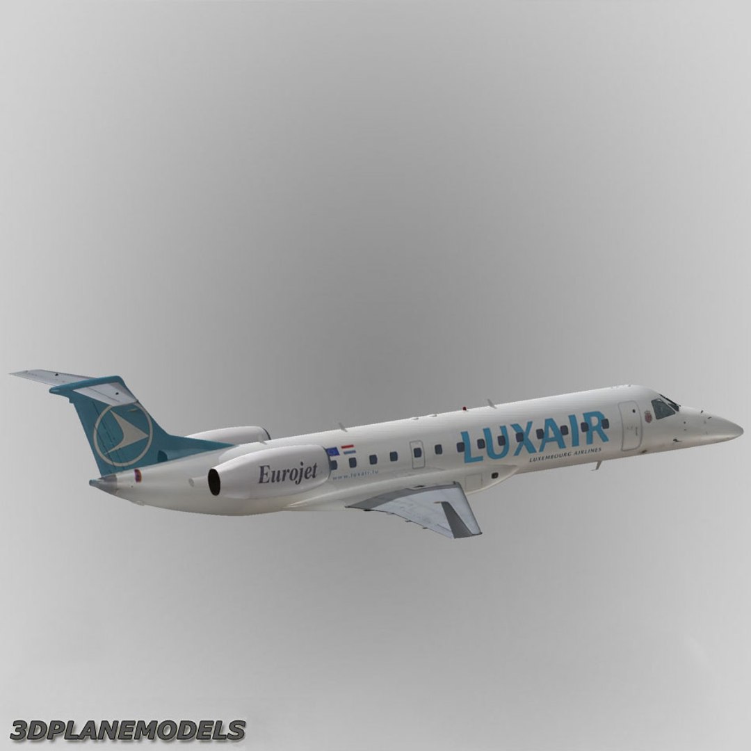 Embraer Erj-135 Air 3d Model
