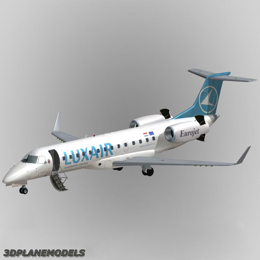 Embraer Erj-135 Air 3d Model