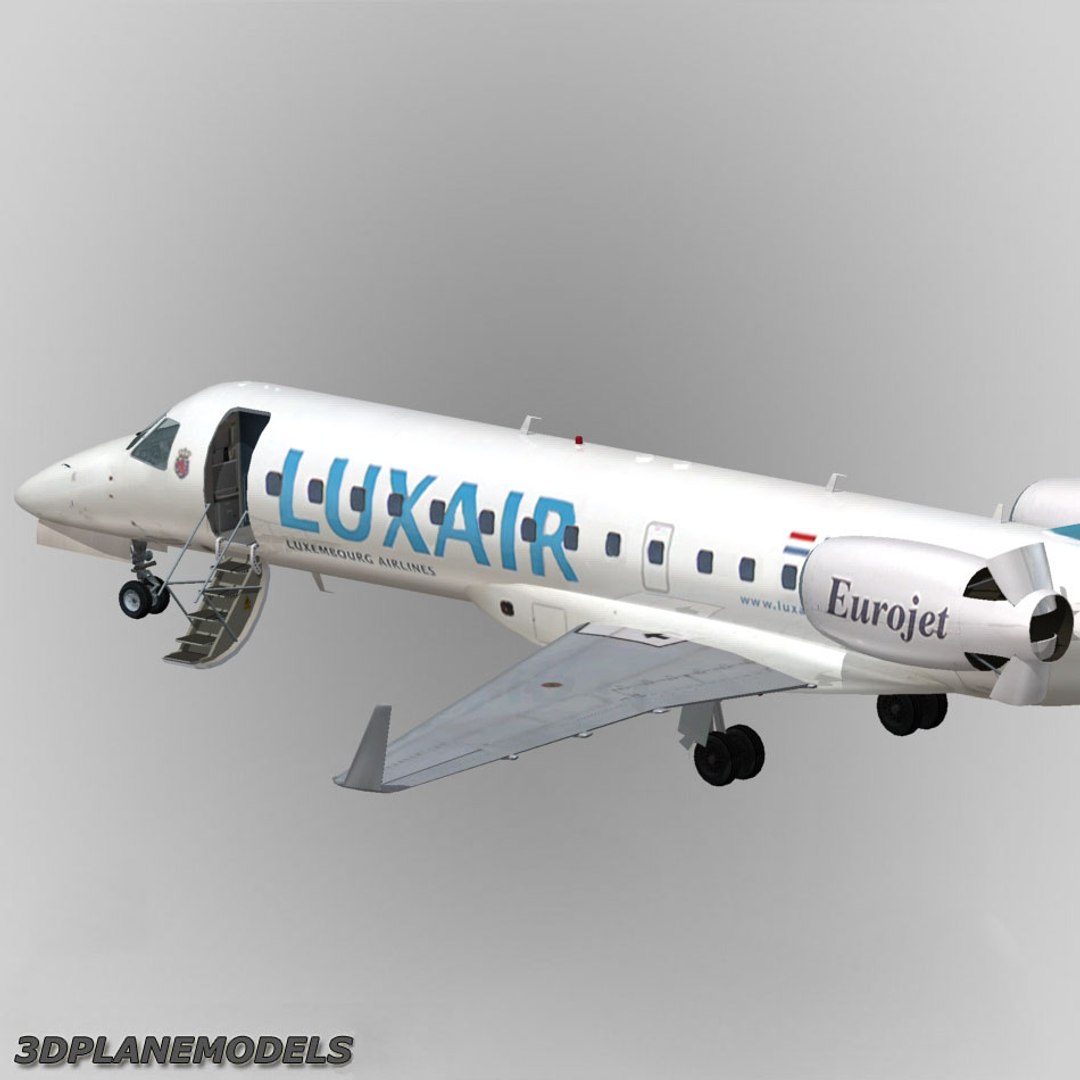 Embraer Erj-135 Air 3d Model