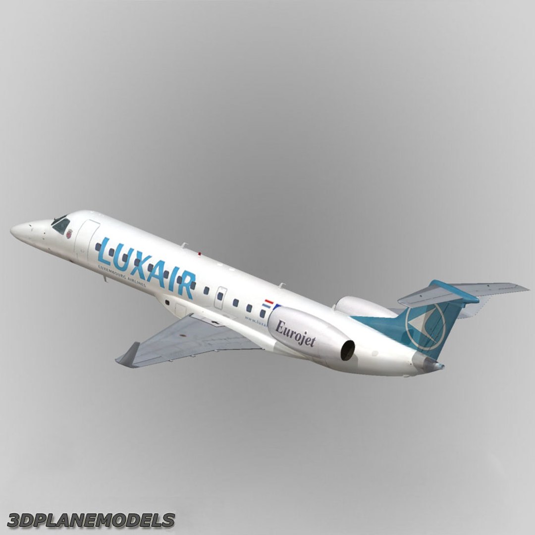 Embraer Erj-135 Air 3d Model
