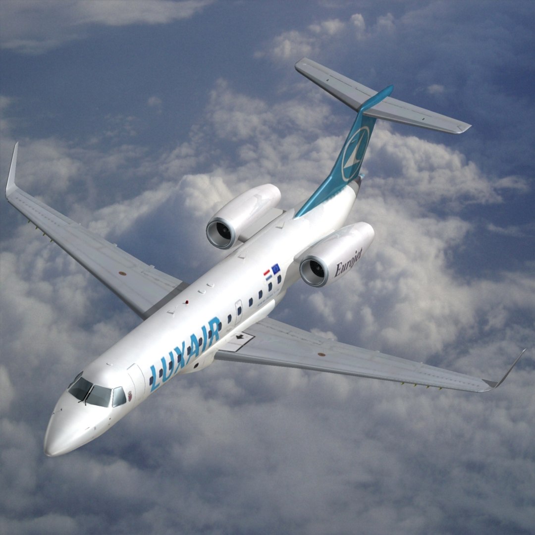 Embraer Erj-135 Air 3d Model