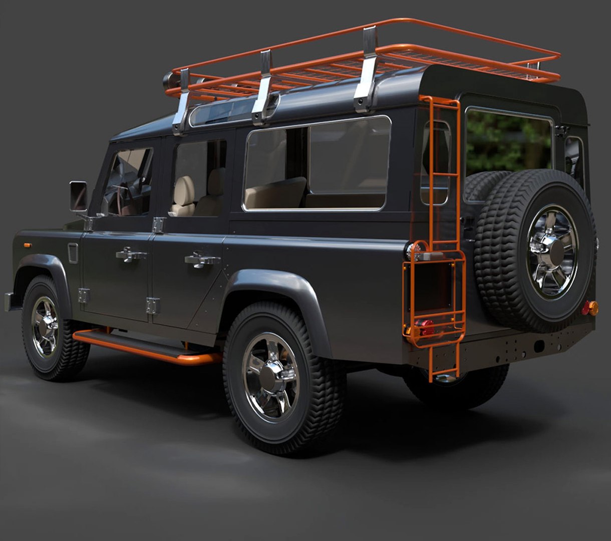 3D Land Rover Defender 110 - Hyper-Detailed Off-Road 3D Model Model ...