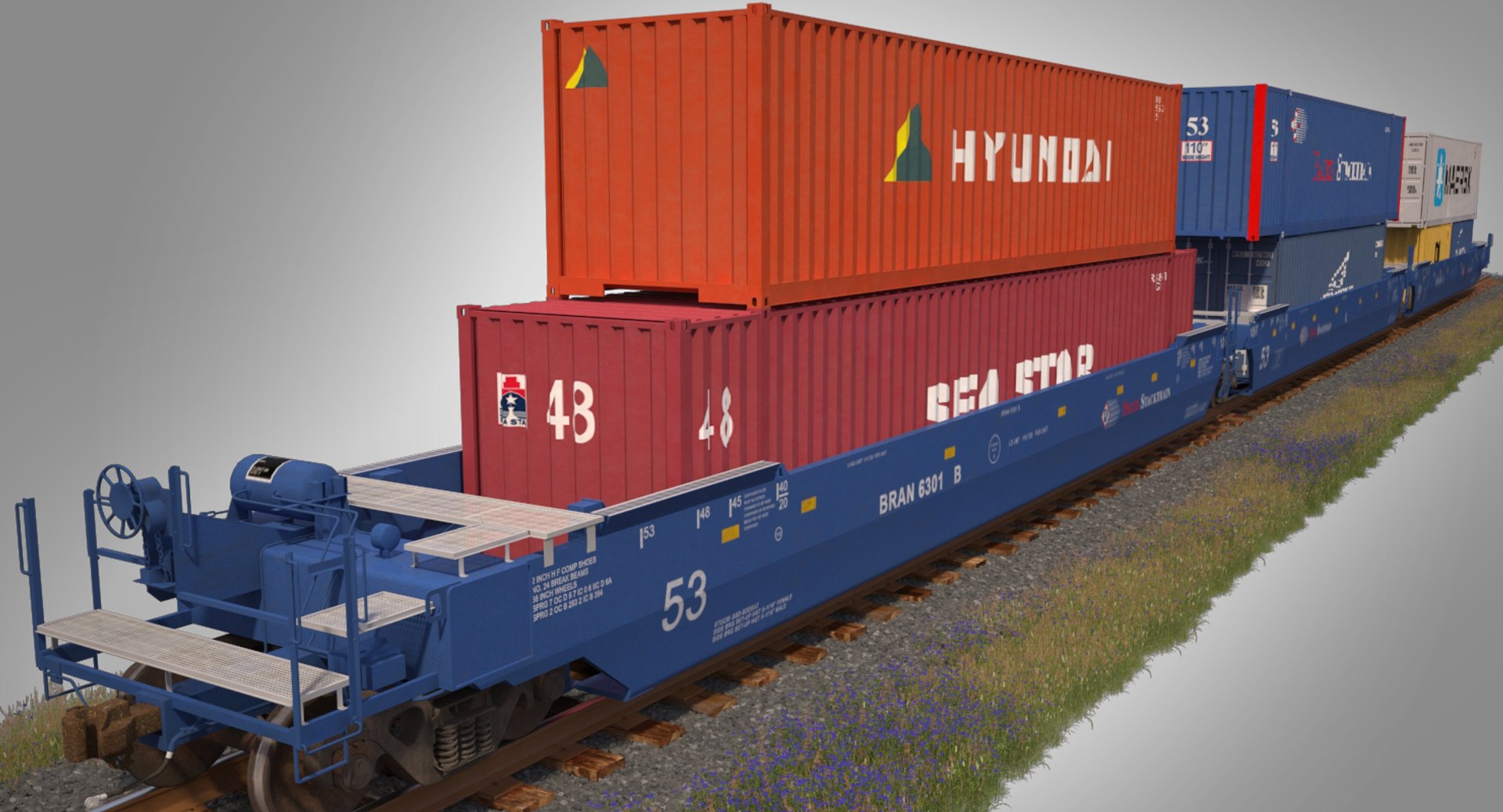 Double Stack S635 Car Model - TurboSquid 1163728