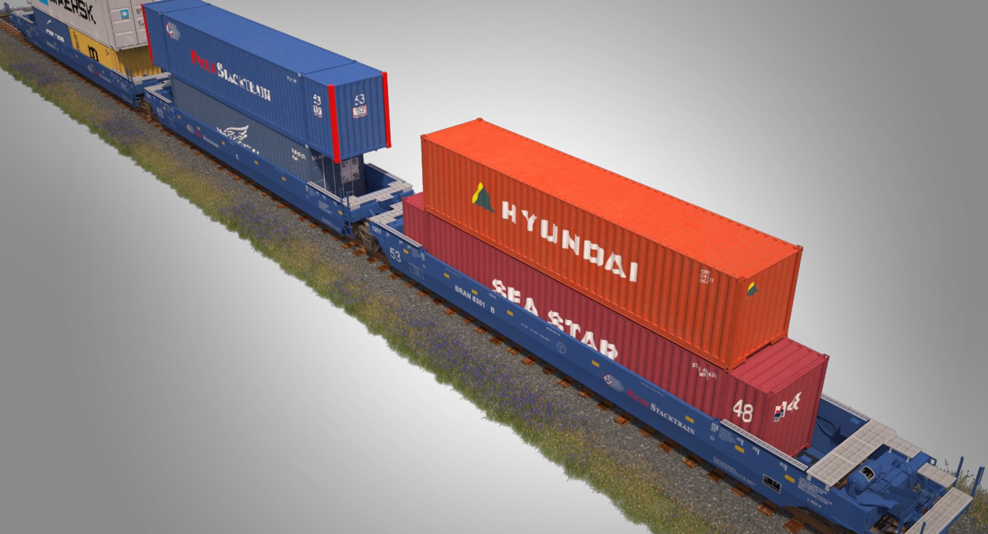 Double Stack S635 Car Model - TurboSquid 1163728