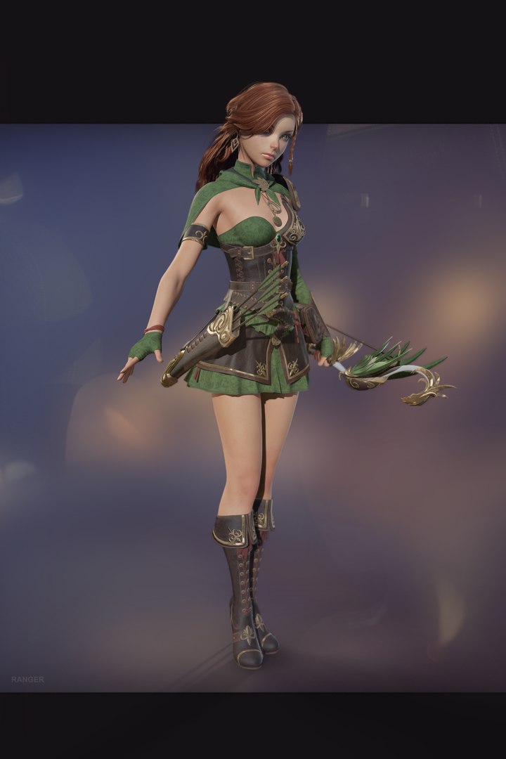 Ranger bow 3D - TurboSquid 1181660