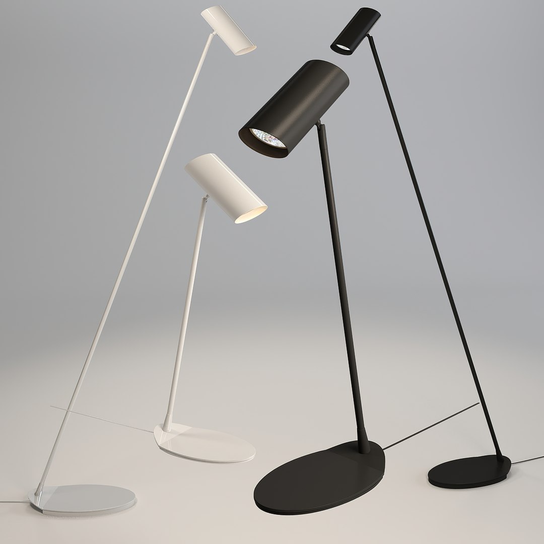 Desk And Floor Lamps HESTER 3D Model - TurboSquid 1864838