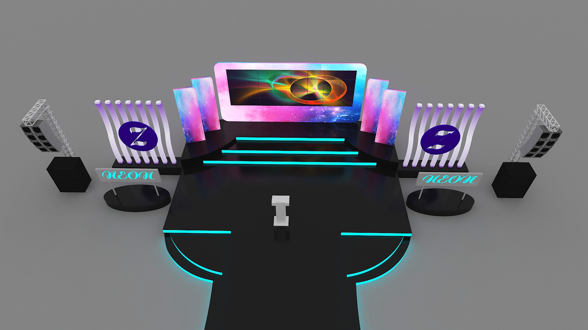 Stage Design Model - TurboSquid 1300891