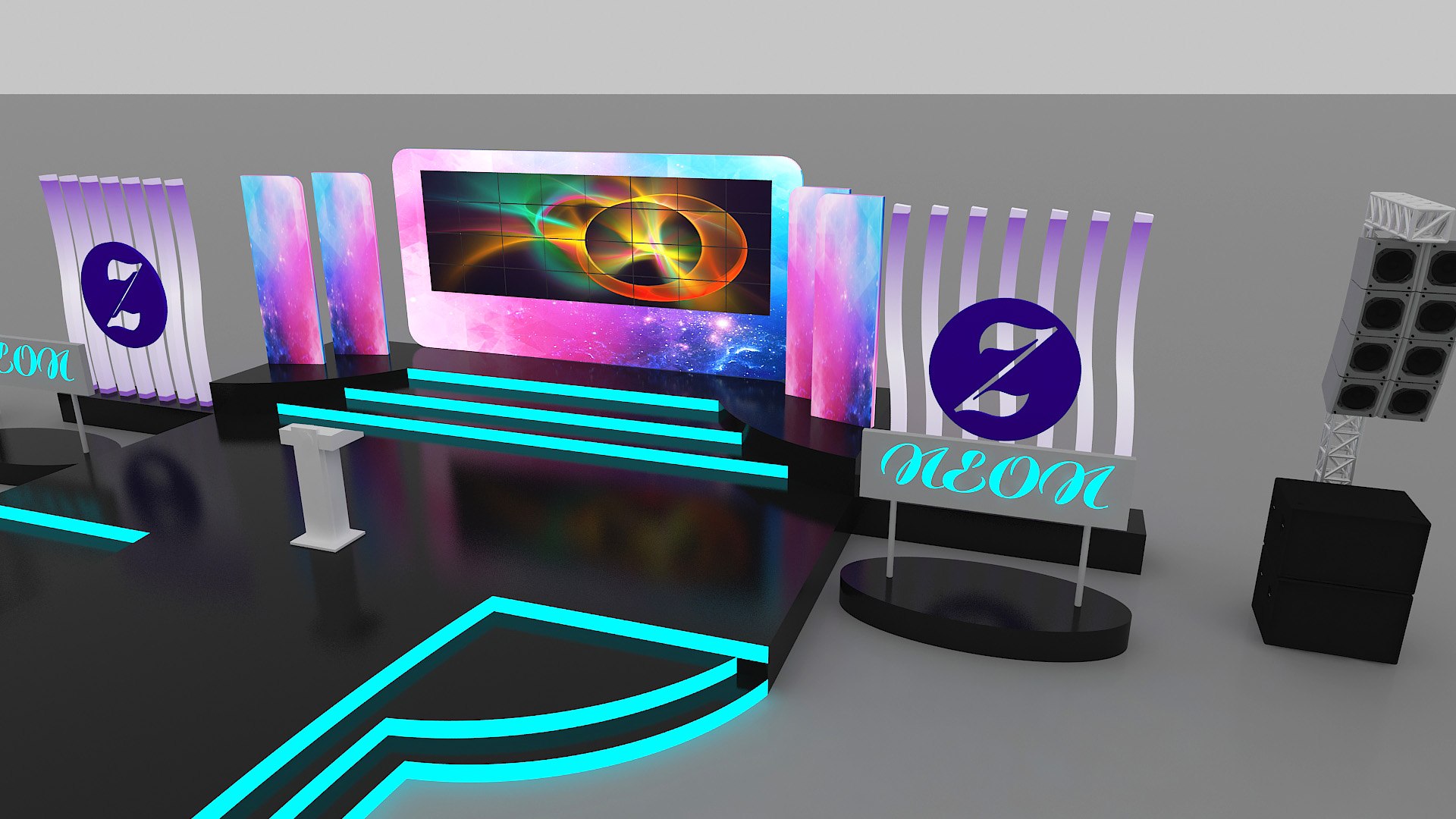 Stage Design Model - TurboSquid 1300891