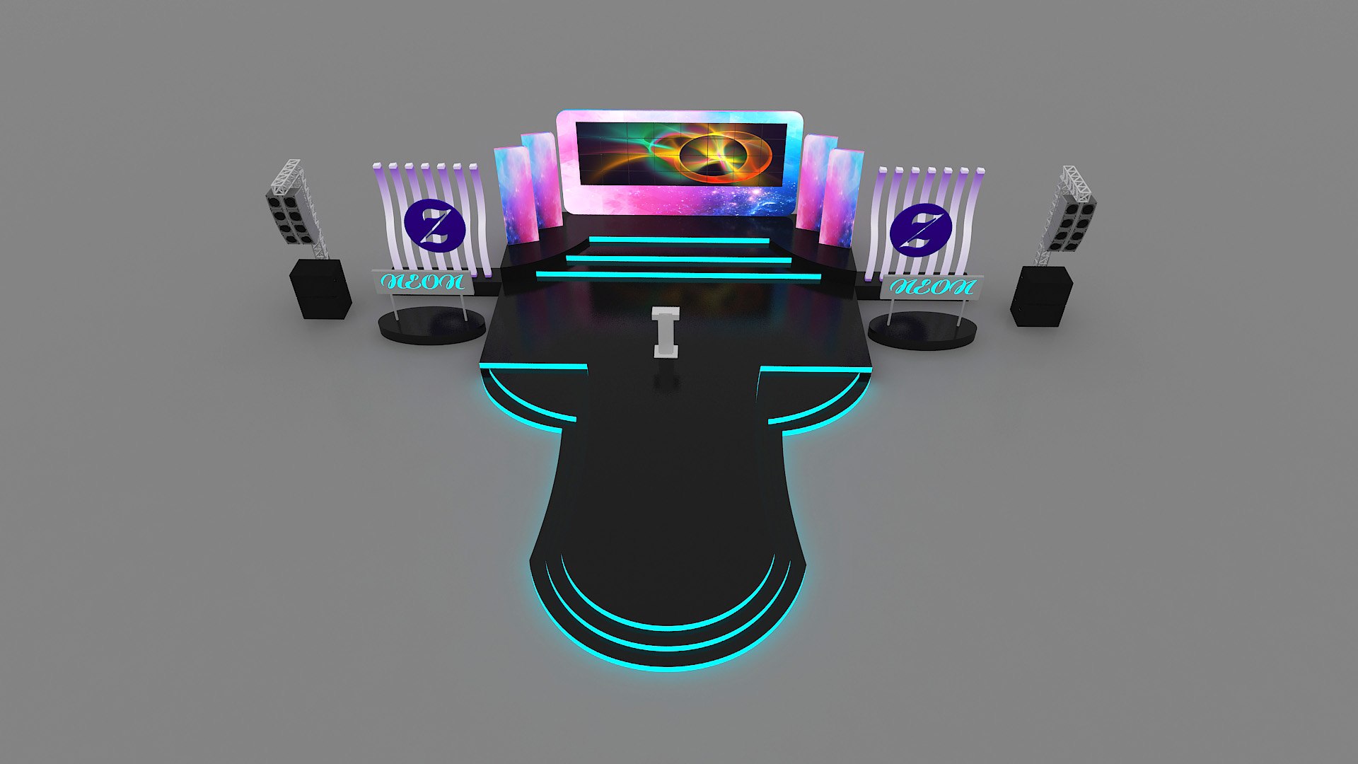 Stage design model - TurboSquid 1300891
