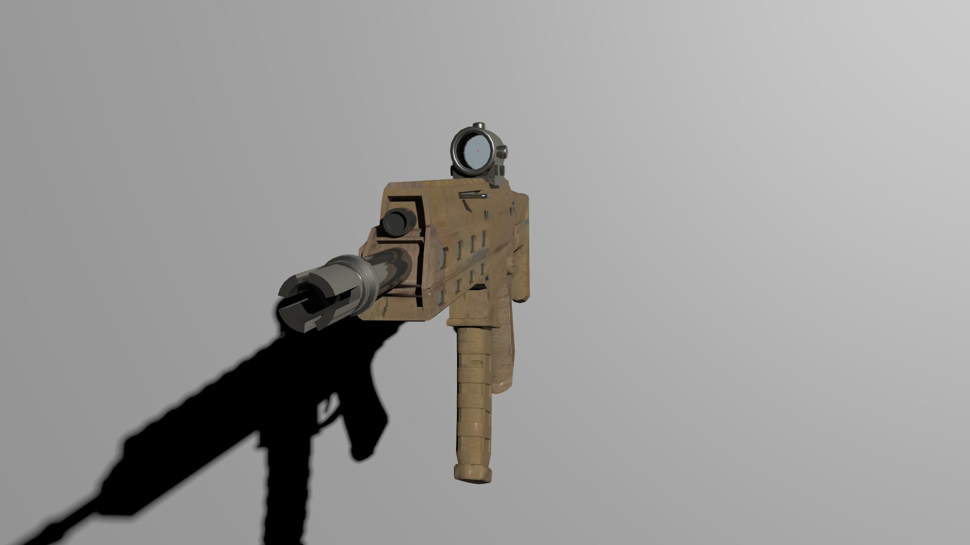 Rifle Acw-r Acw 3d Model