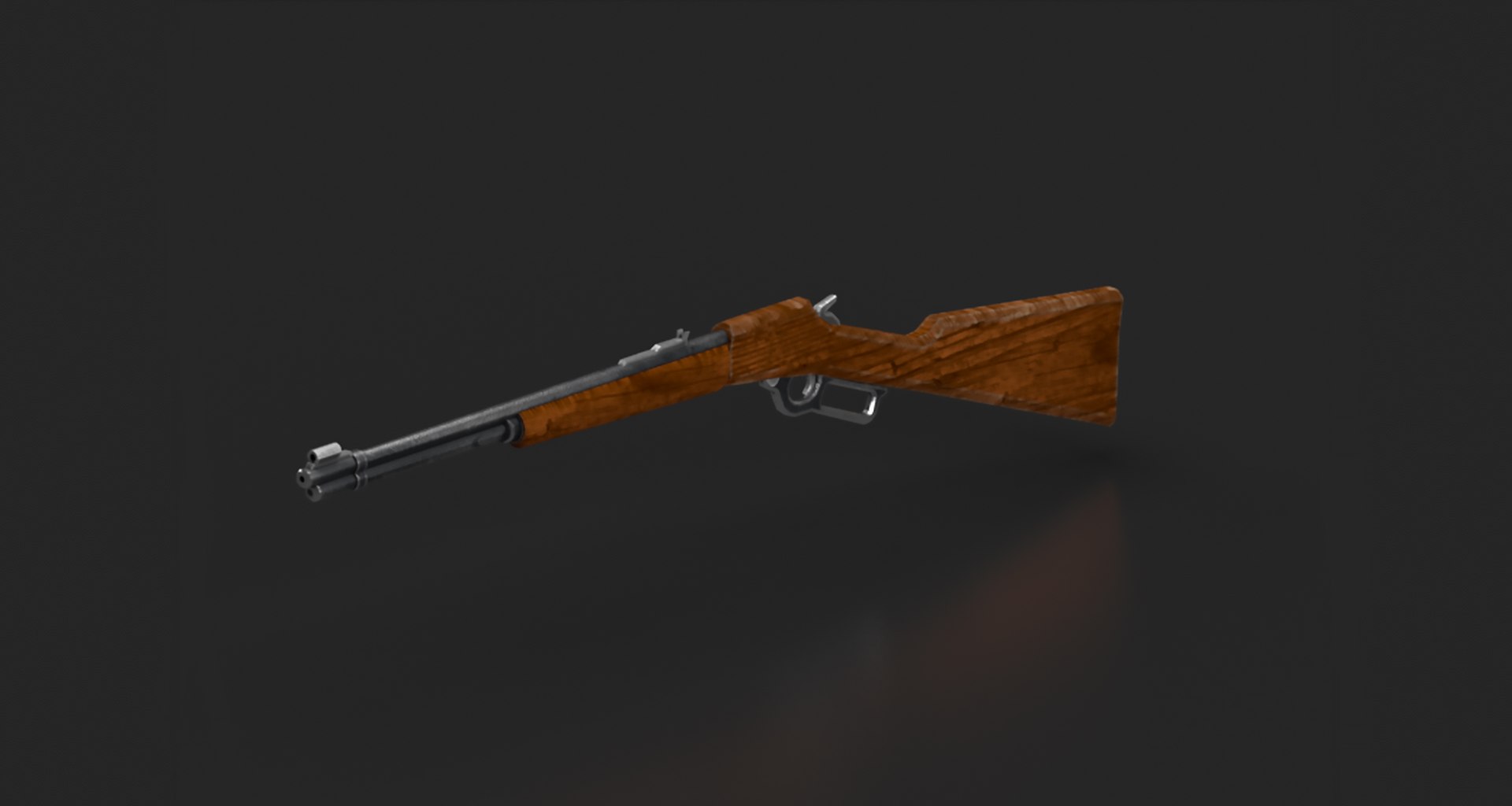 3D gun lever action model - TurboSquid 1360290