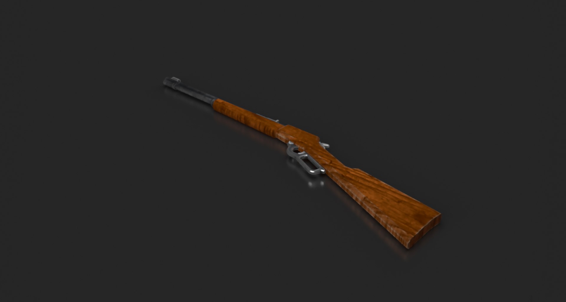 3D gun lever action model - TurboSquid 1360290