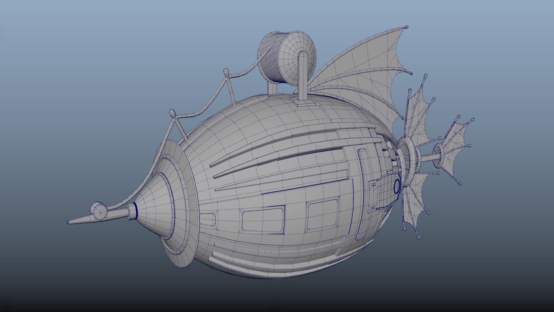 3D Airship PBR Low-poly Game Ready 3D Model Model - TurboSquid 2018408