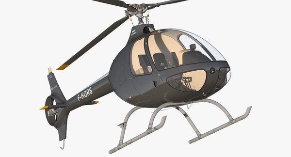 helicopter guimbal cabri g2 3d model