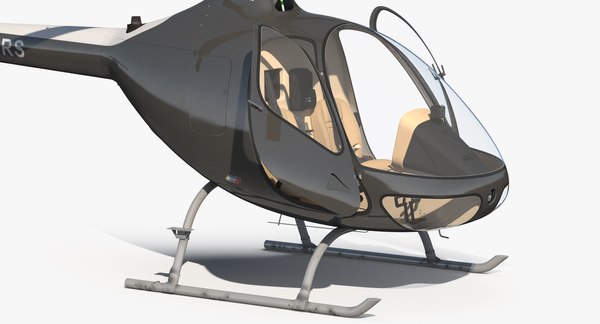 helicopter guimbal cabri g2 3d model