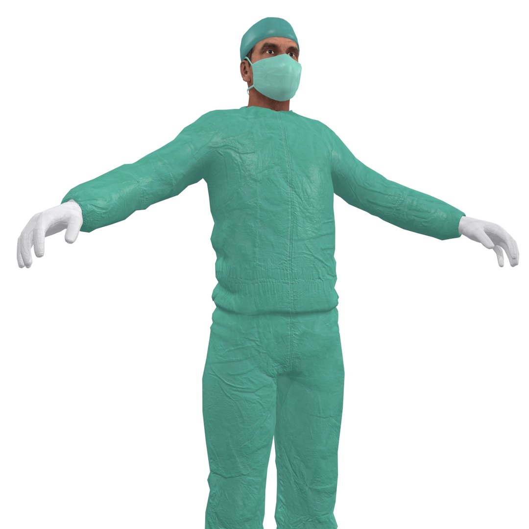 3d Rigged Surgeon Model