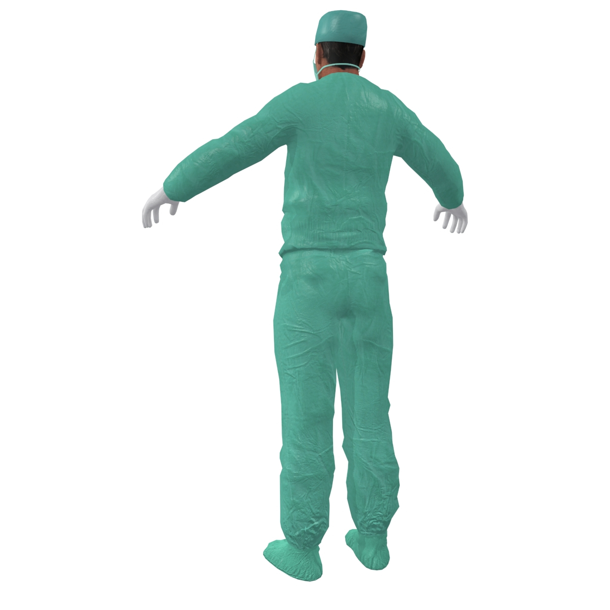 3d rigged surgeon model