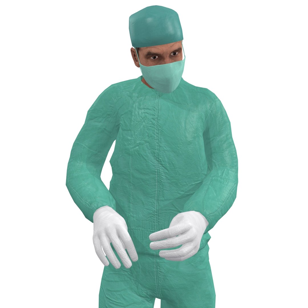 3d Rigged Surgeon Model