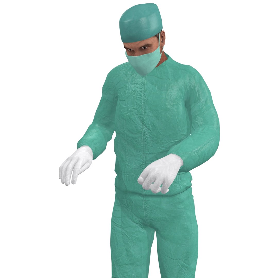 3d Rigged Surgeon Model
