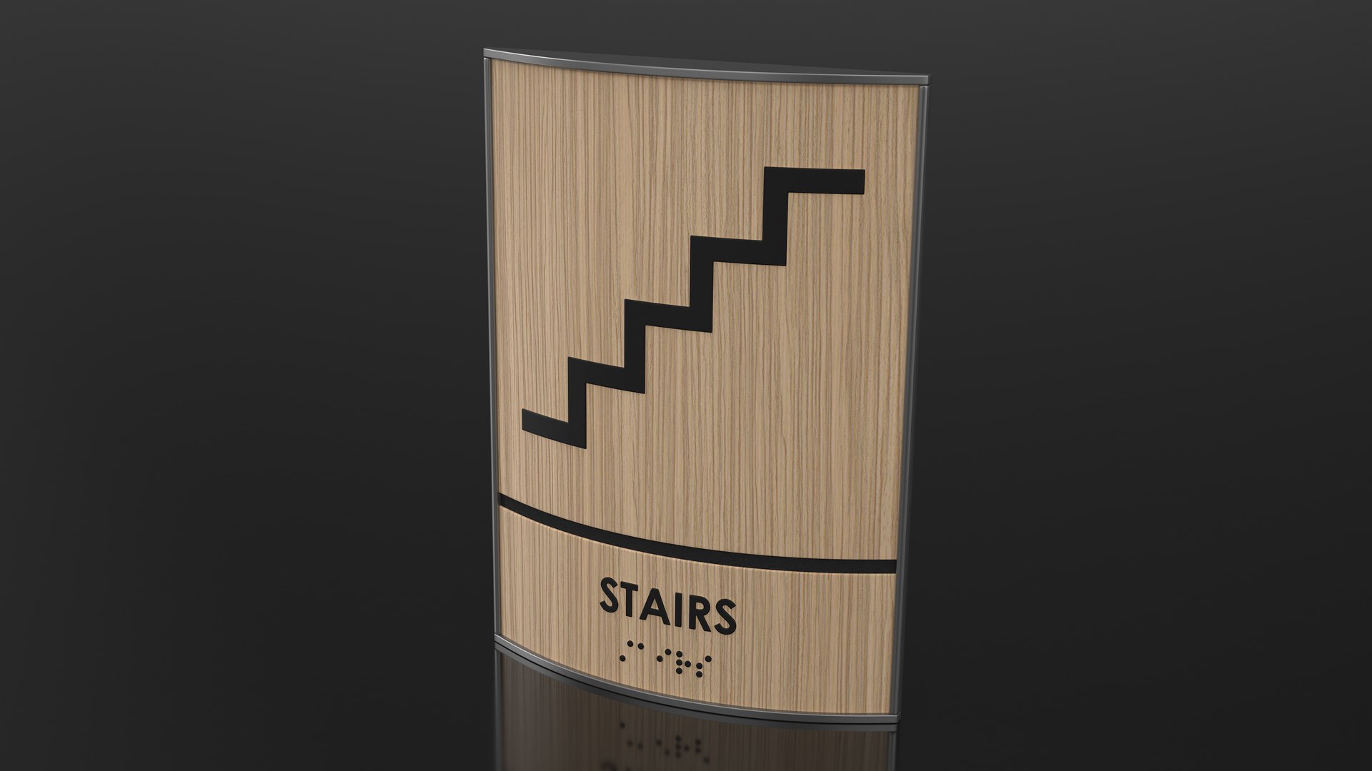 3D Model Stairs Braille Sign - TurboSquid 2042702