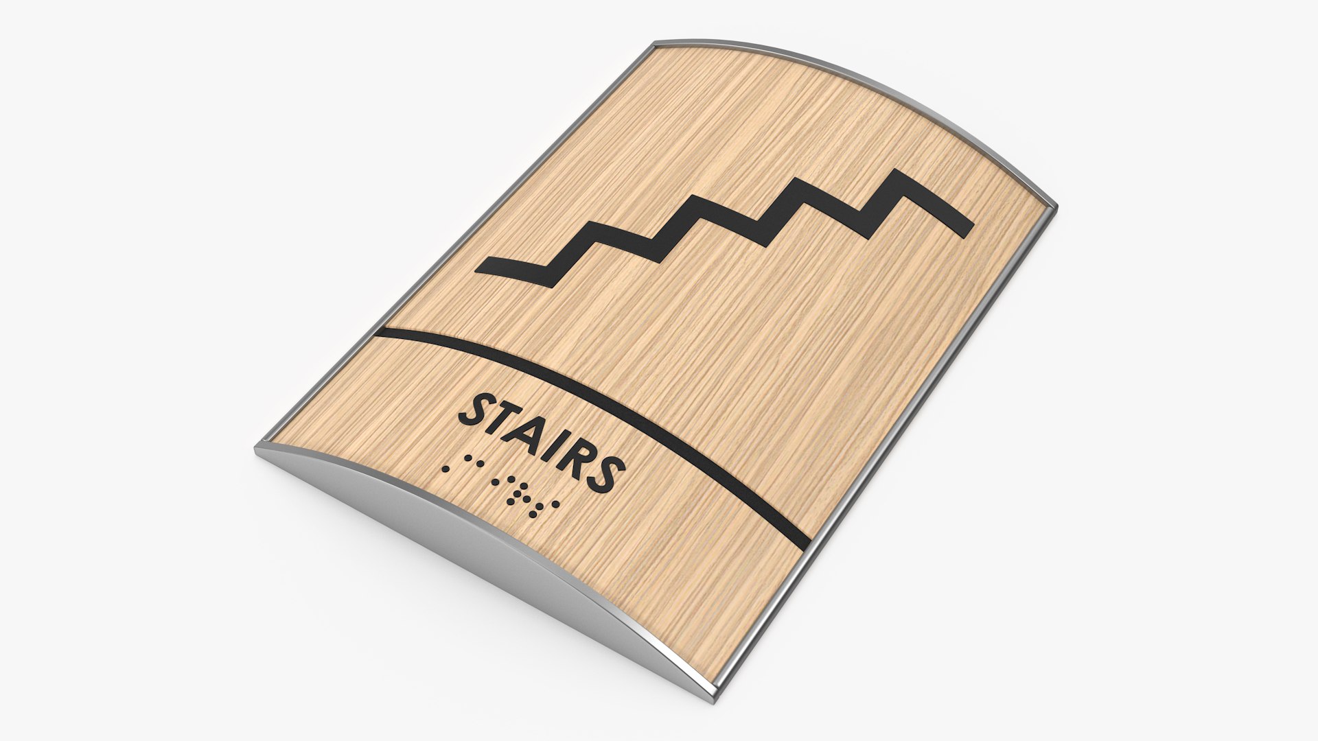 3D model Stairs Braille Sign - TurboSquid 2042702