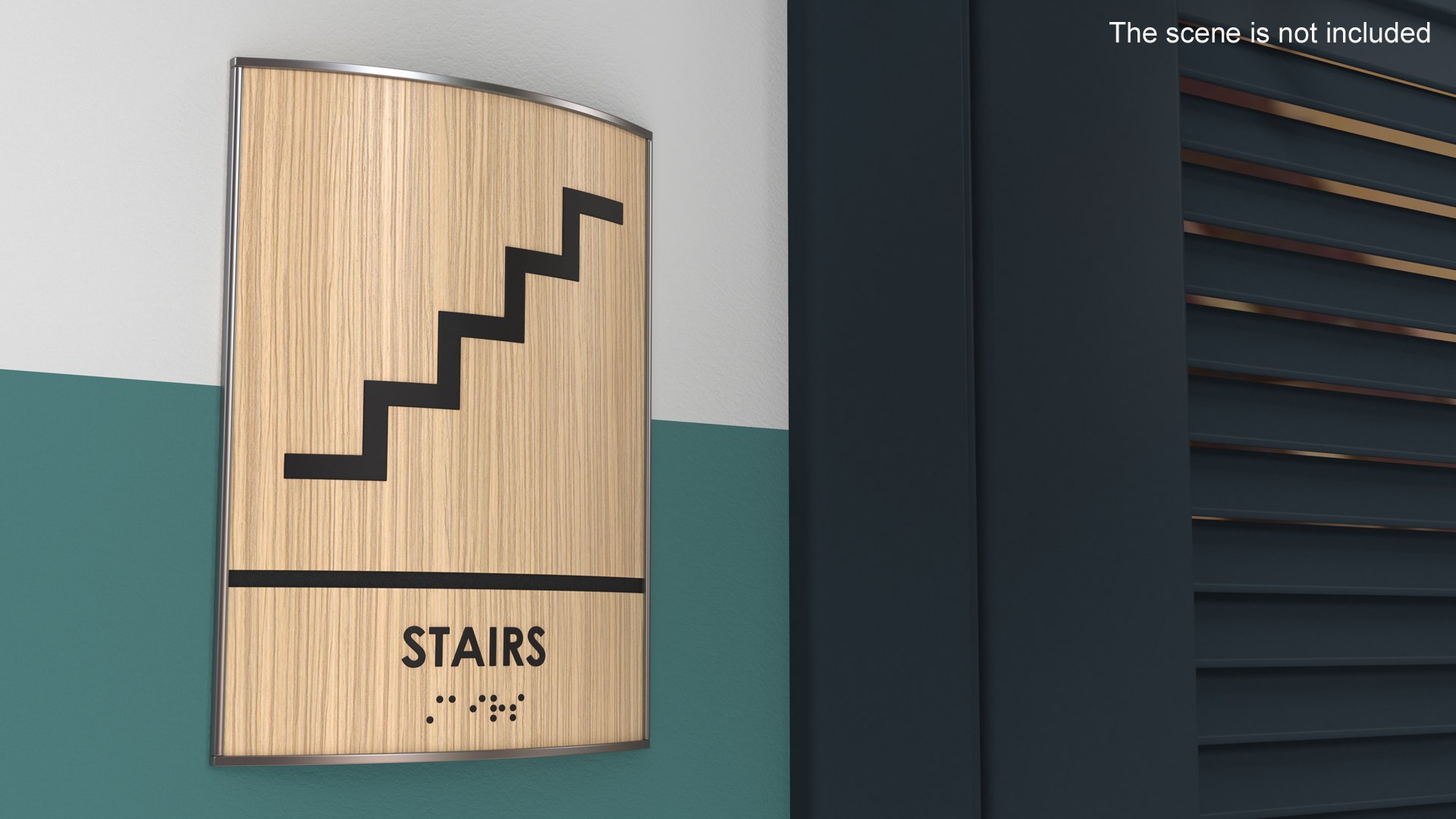 3D Model Stairs Braille Sign - TurboSquid 2042702