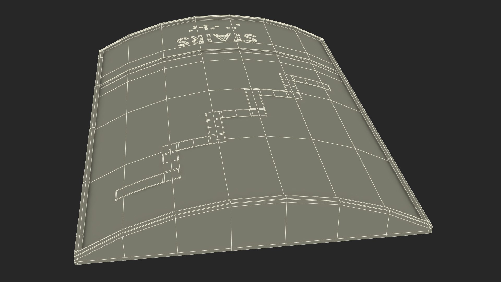 3D model Stairs Braille Sign - TurboSquid 2042702