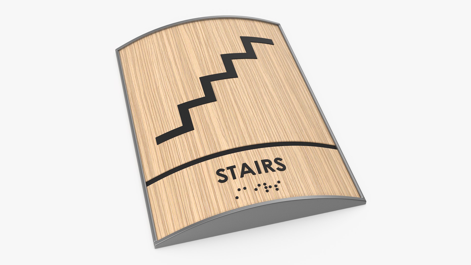 3D Model Stairs Braille Sign - TurboSquid 2042702