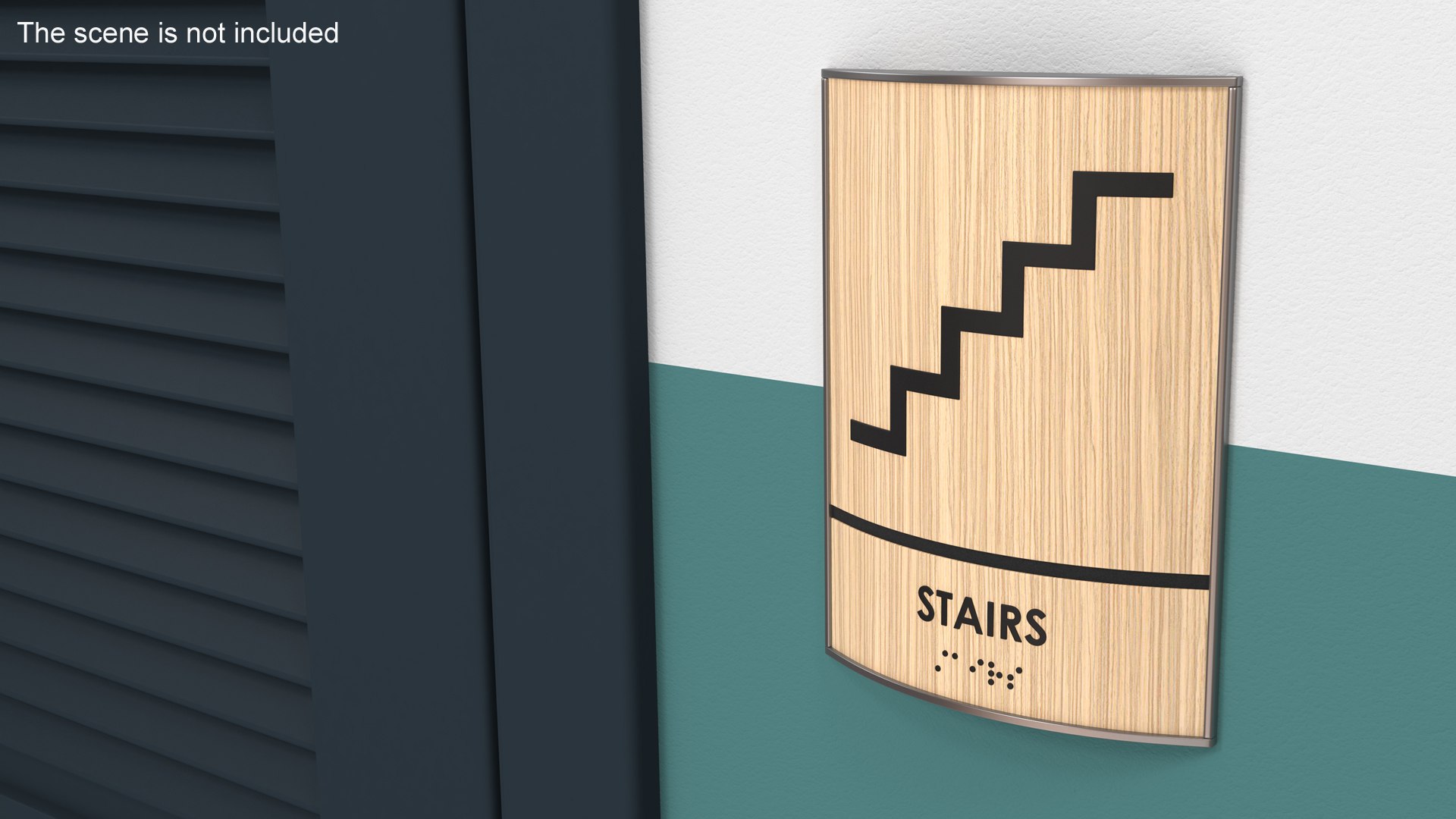3D Model Stairs Braille Sign - TurboSquid 2042702