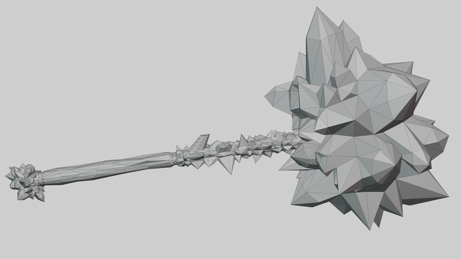 Crystal Mace Stylized PBR 3D Model - TurboSquid 1878695