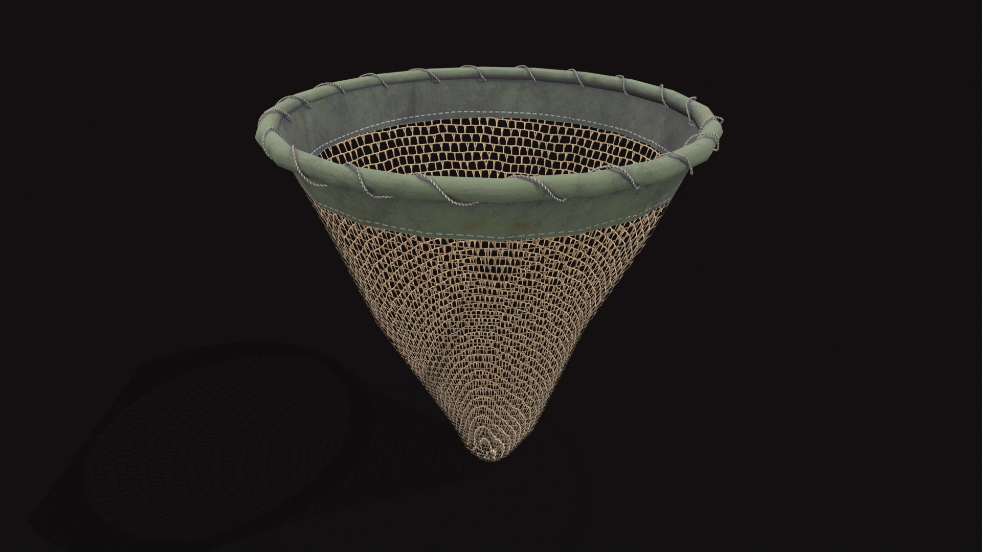 3D Medieval Fish Net - TurboSquid 2326220