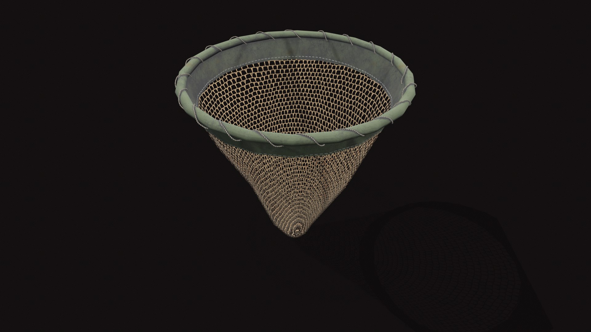 3D Medieval Fish Net - TurboSquid 2326220