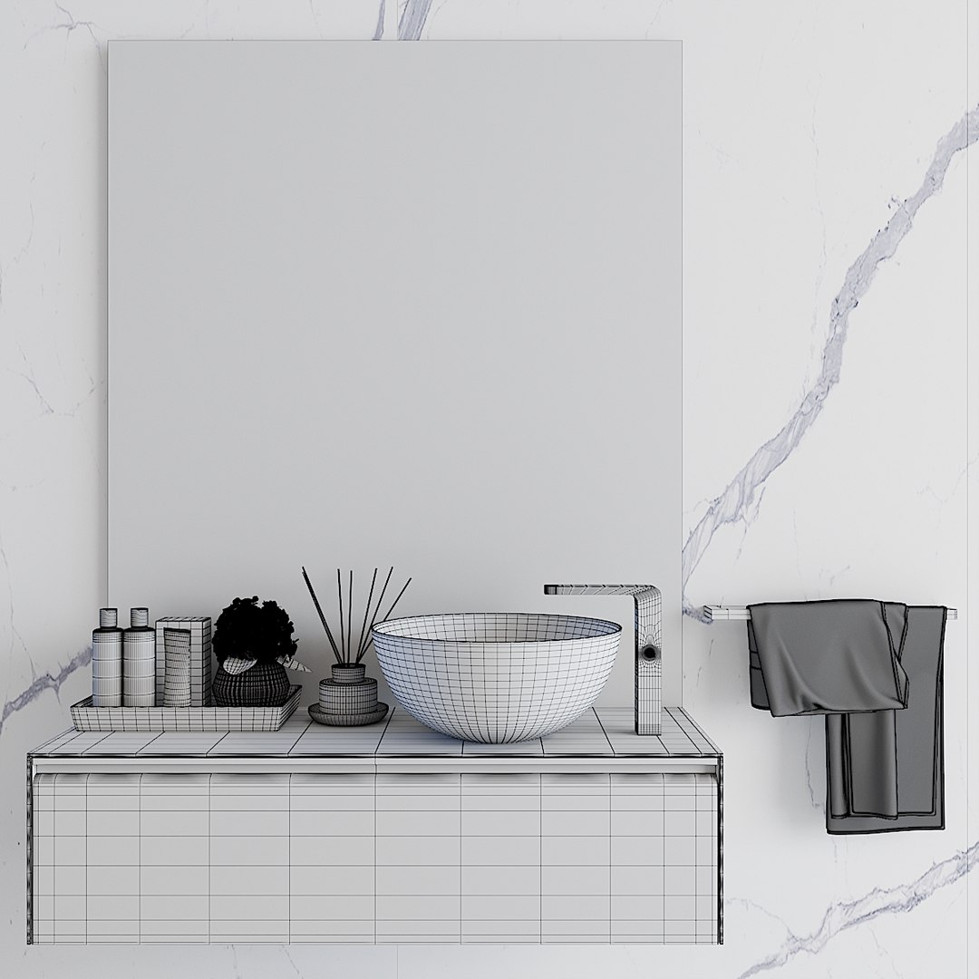 3D Noken Lounge Basin 1200mm Model - TurboSquid 1350726