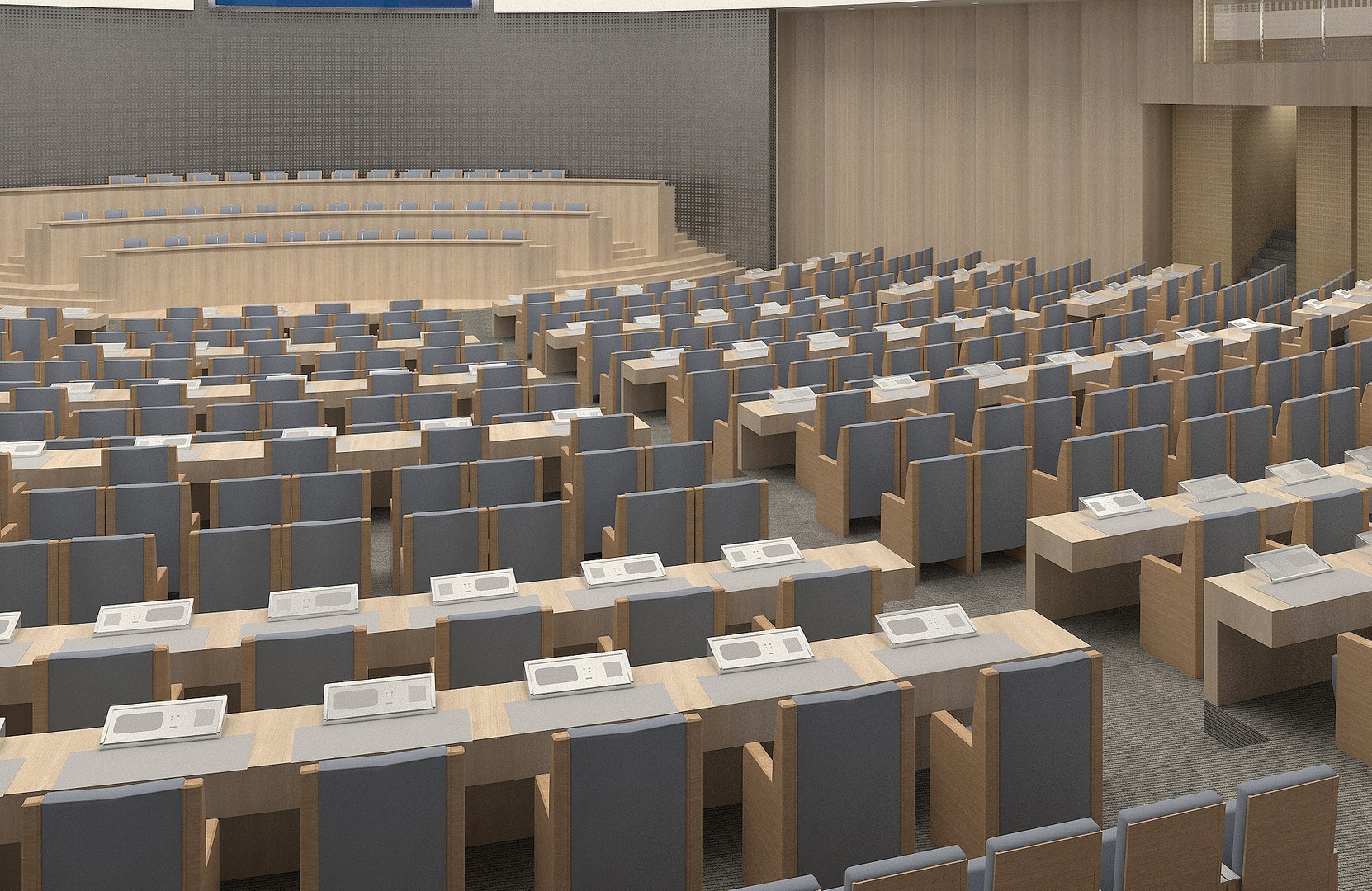 Conference Hall Auditorium 01 Model - TurboSquid 2220233