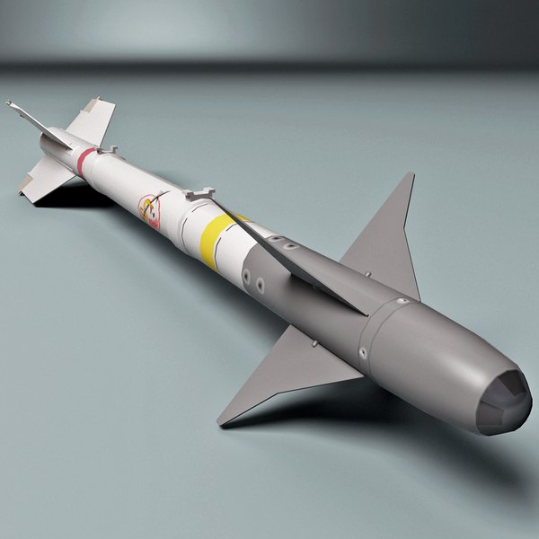 aircraft missile aim-9m sidewinder 3d model
