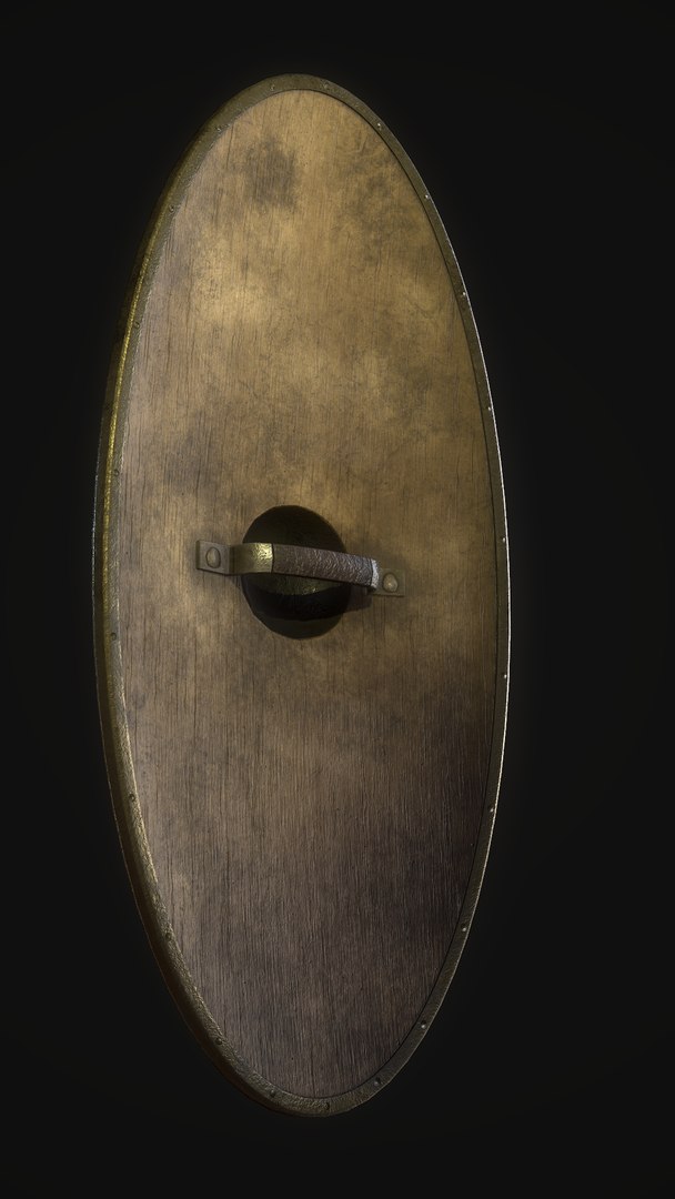 3D Roman Shield Model - TurboSquid 1493933